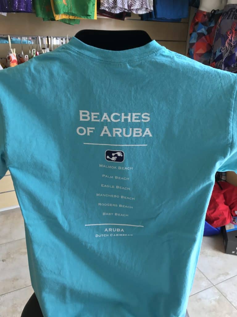 Aruba Dive Sites And Aruba Beaches T-Shirts Shop